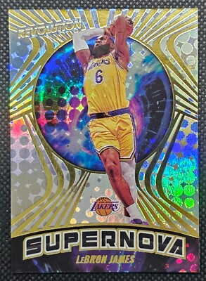 2021-22 Panini Revolution LEBRON JAMES SUPERNOVA INSERT SP No.5 Lakers ...