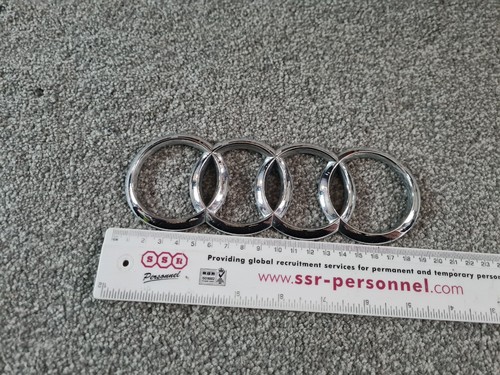 Genuine Audi A5 & S5 8T Rear Badge Emblem Logo Plastic Chrome 2011-2016 ...