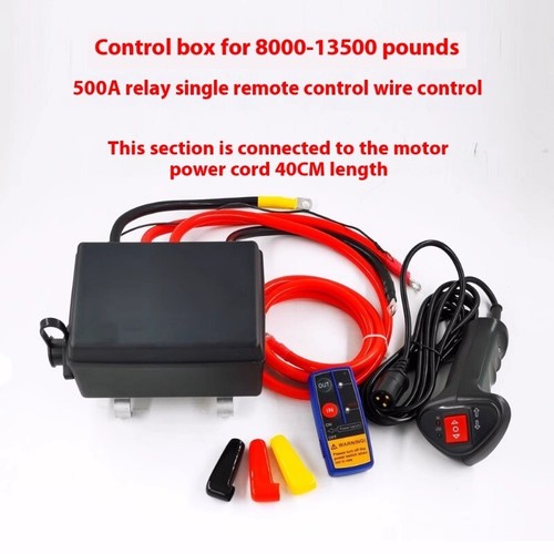 12000 Lb Winch Control Box with Wireless Remote Control Off-Road Winch ...