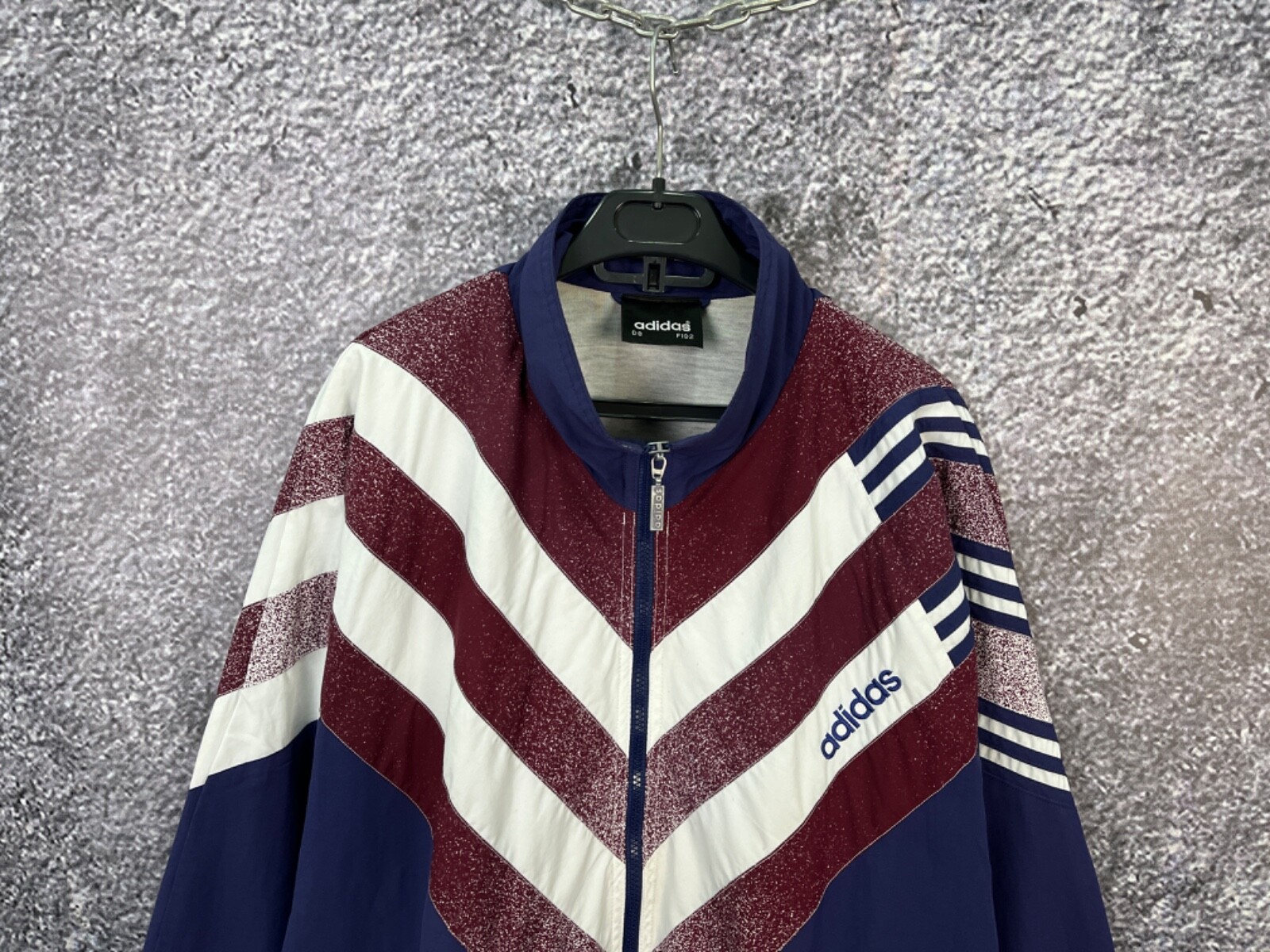 Mens Adidas Vintage Track Top Jacket 90s Size L Large - Gem
