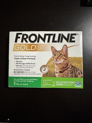 Frontline Gold For Cats 3 Doses | eBay