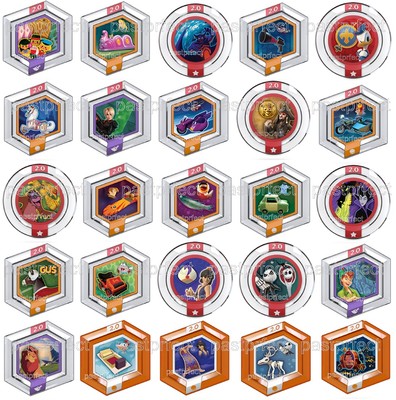 Disney Infinity Power Disc Originals 2.0 Assorted Lot YOU CHOOSE 99¢ No ...