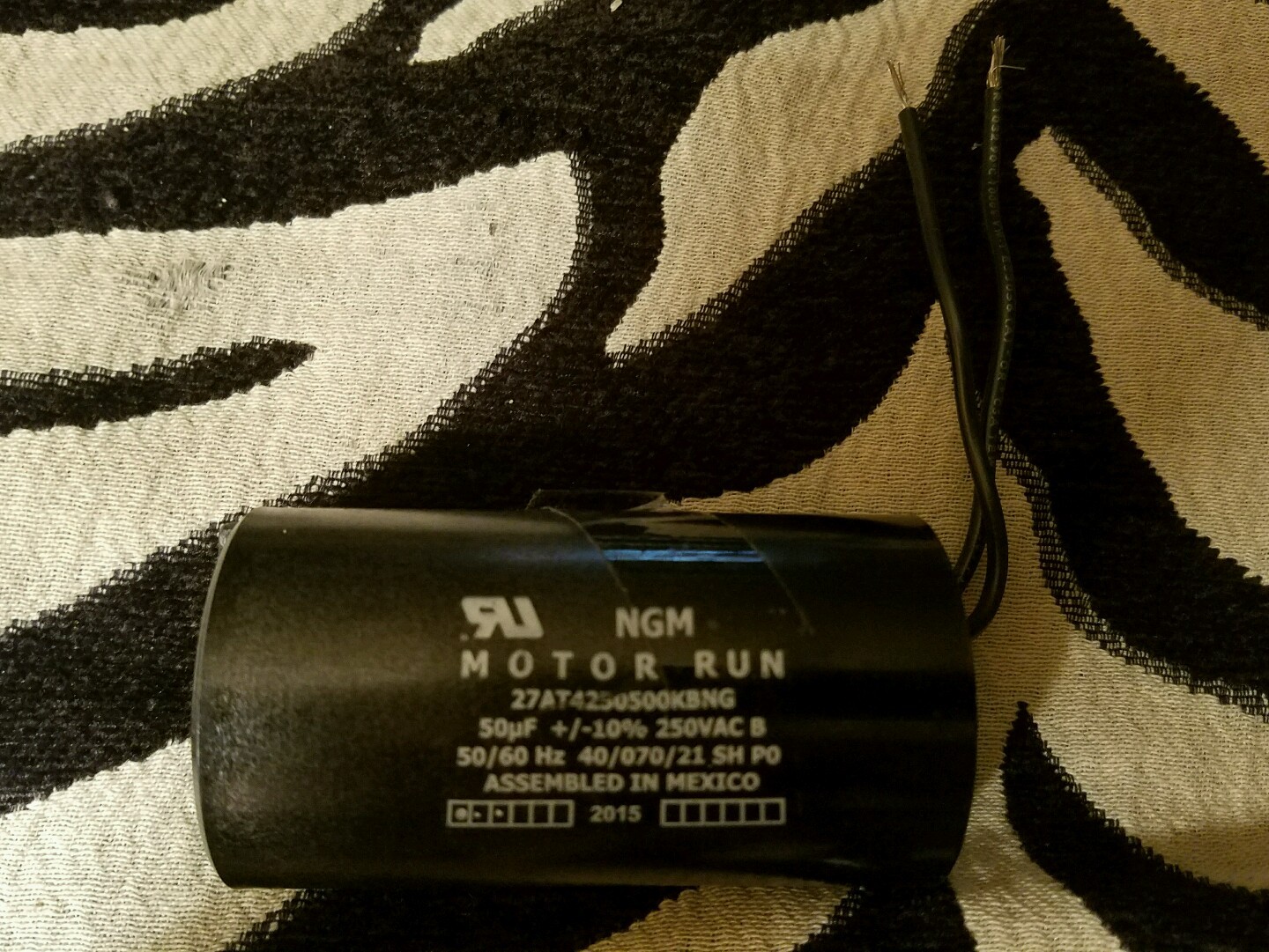 NGM MOTOR RUN CAPACITOR 50 MF 250 VAC 50/60 HZ | eBay