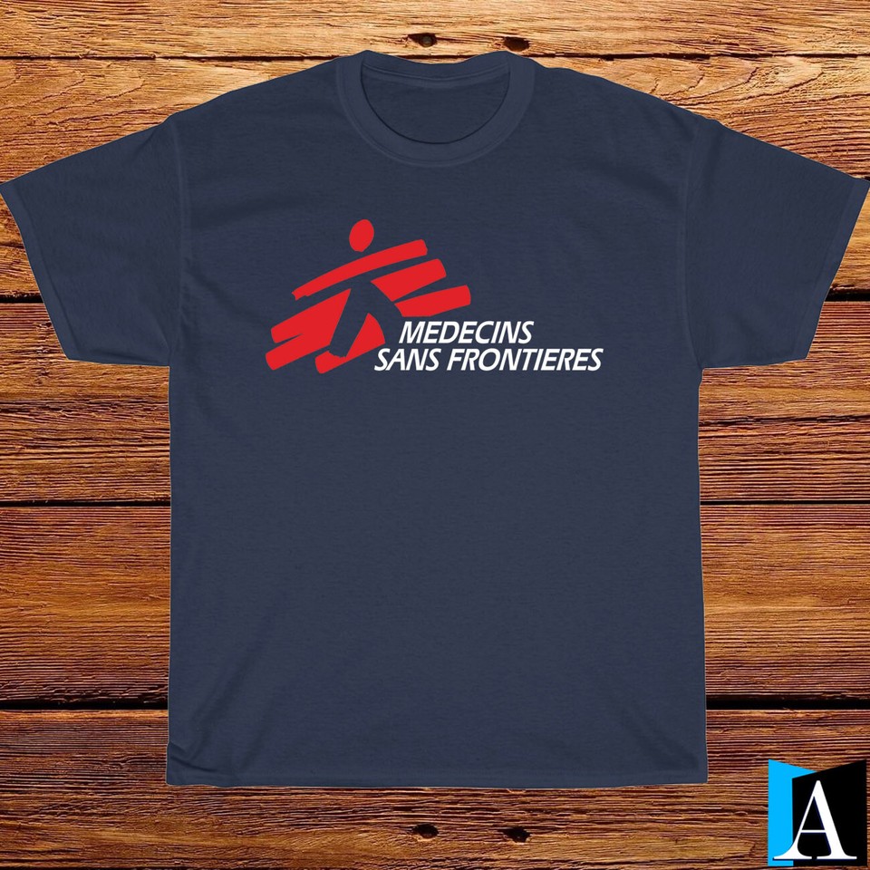 New Shirt MSF Medecins Sans Frontieres Logo White/Grey/Black/Navy T ...