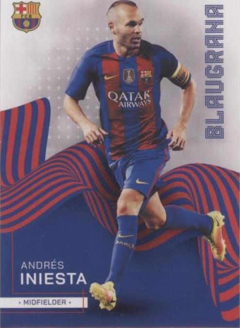 2022-23 Topps FC Barcelona Team Set - Blaugrana Andres Iniesta #40 for ...