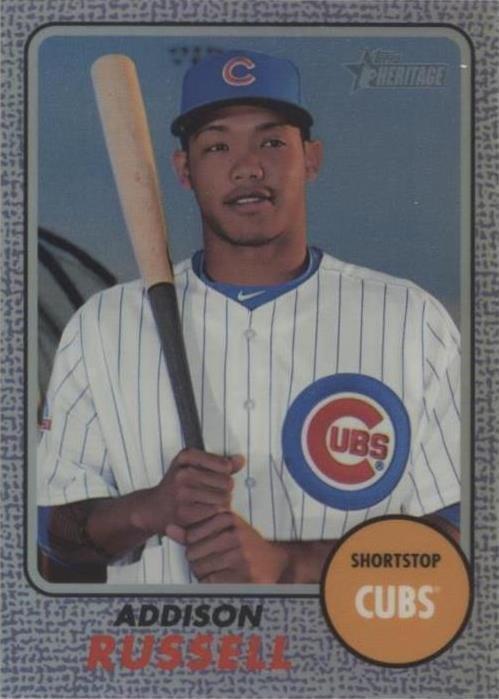 2017 Topps Heritage - Addison Russell #THC-424 Chrome Purple Refractor for sale online | eBay