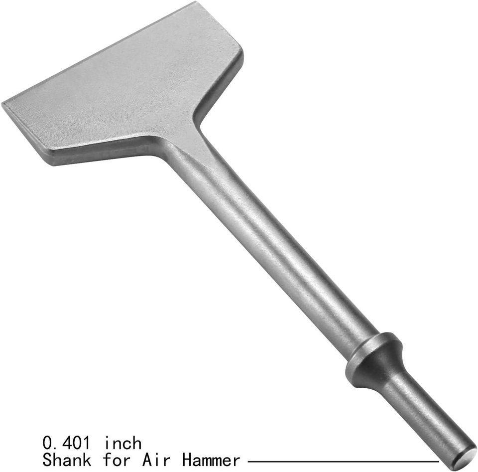 Air Hammer Chisel Bits, Firecore 3 Inch Wide Air Floor Scraper 0.401 in ...