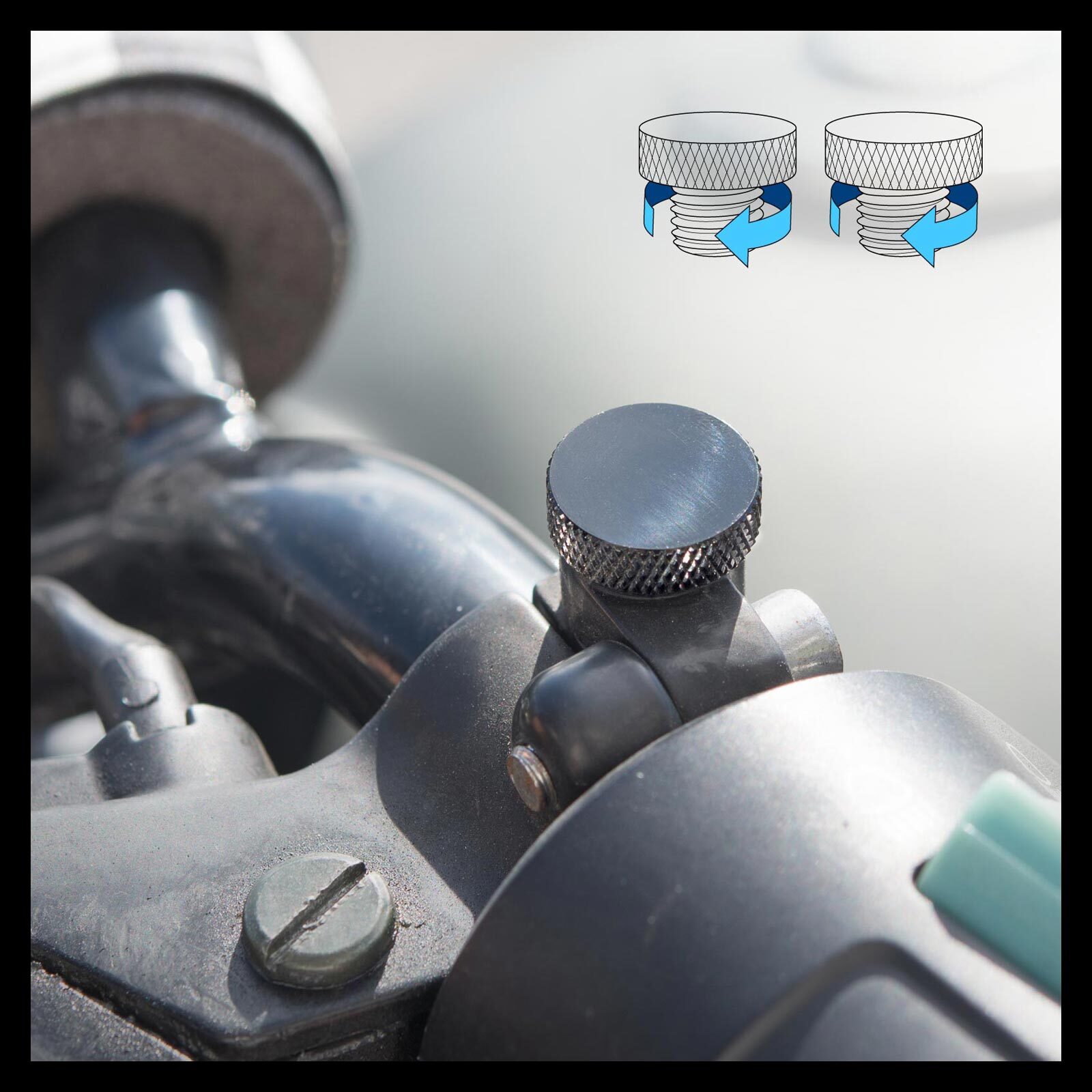 Glossy black mirror block-off fit for BMW with M10 1.5p mirror thread ...