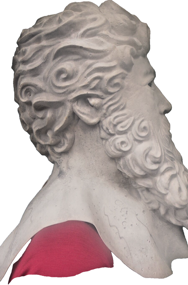 Zeus Greek God mask, Renaissance fair. Halloween party mask, masquerade ...