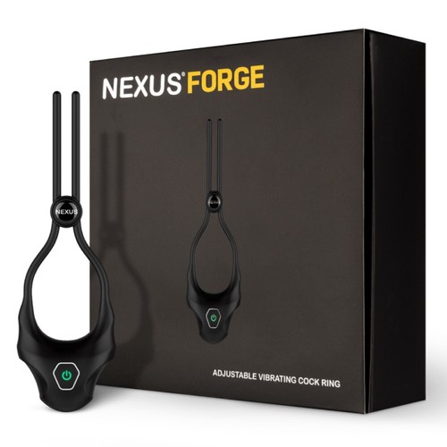 Nexus Forge Adjustable Vibrating Lasso Cock Ring Rechargeable Penis Perineum Toy 5060274221629 ...
