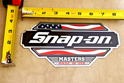 NEW CLASSIC STYLE SNAP-ON ™ TOOLS MASTERS TOOL BOX BADGE EMBLEM 8 ...