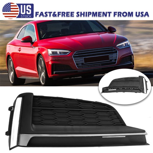 2018-2020 For Audi A5 S Line S5 Front Bumper Fog Light Grille Cover ...
