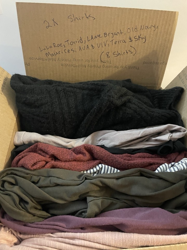 Huge Lot Of 2x Shirts Torrid lularoe LaneBryant OldNavy Maurices AVA ...