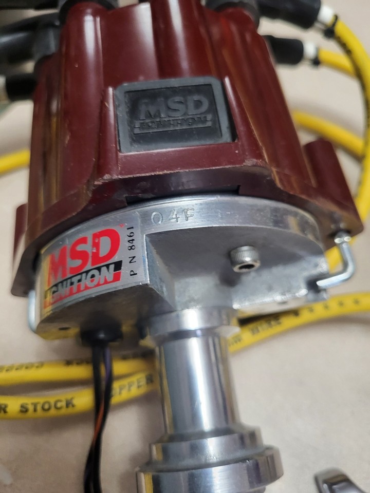 Vintage MSD Chevy Small Block V8 Distributor Nice W/ Wires Part # 8461 | eBay
