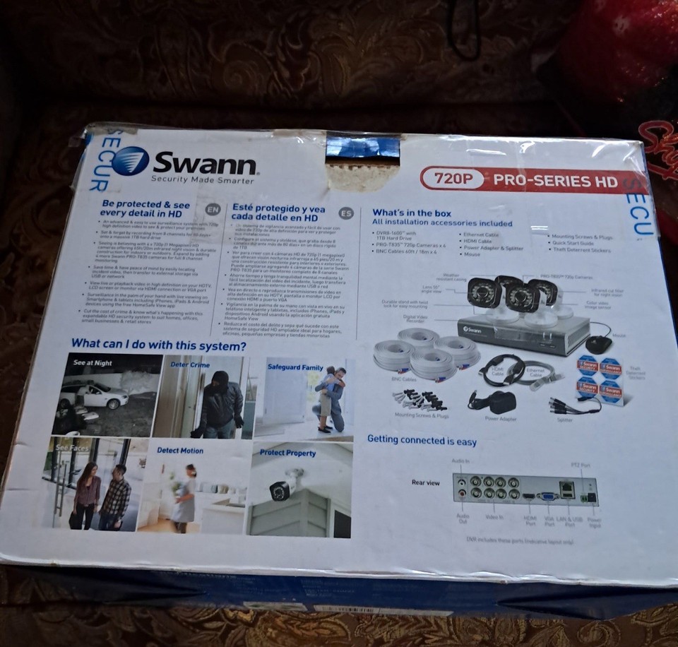 Swann Professional HD Security System Pro-Series 720p with 1TB | eBay
