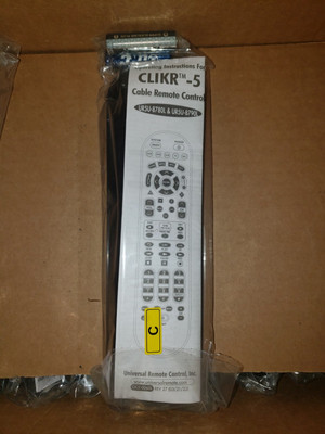 New Time Warner Cable Spectrum Universal URC Remote CLIKR-5 UR5U-8780L ...