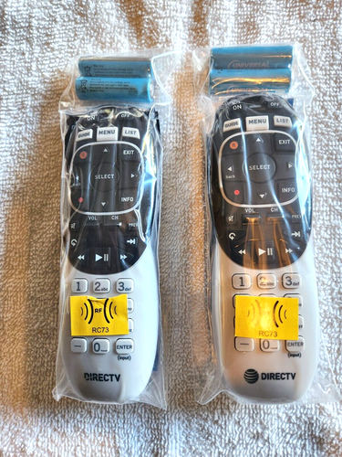 DIRECTV RC73 REMOTE CONTROLS / LOT OF 2 / IR/RF HR44/HR54 GENIE ...