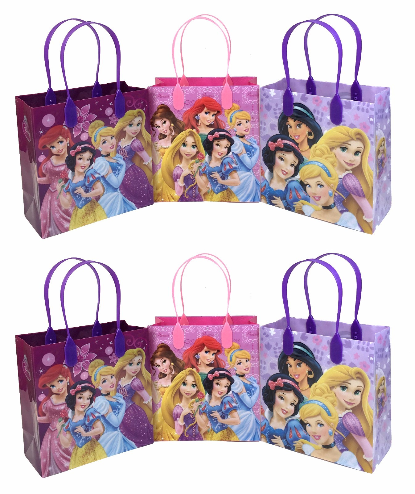 12pc Disney Princess Goodies bag Favor Birthday Party Loot Gift Bags | eBay