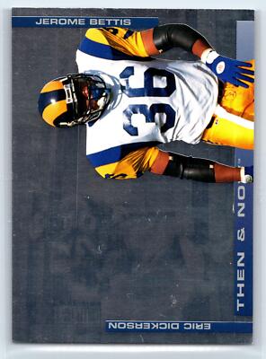 Jerome Bettis / Eric Dickerson 1994 Collector's Choice Then and Now ...