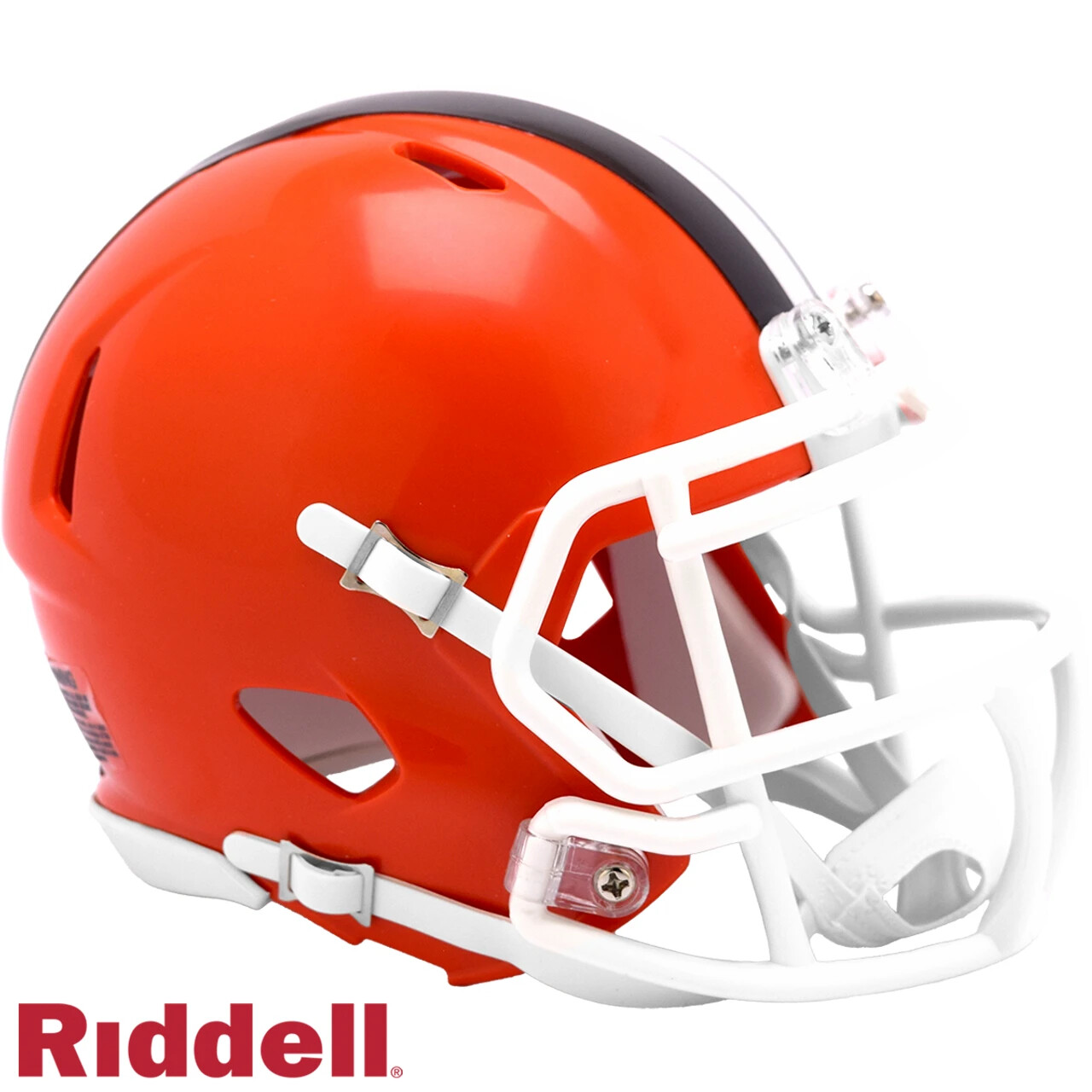 *SALE* CLEVELAND BROWNS (PRIMARY) SPEED MINI NFL FOOTBALL HELMET ...