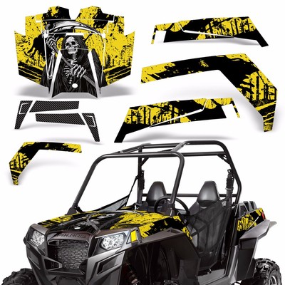 UTV Graphics Kit Decals Stickers For Polaris RZR XP 900 11-14 REAPER Y ...