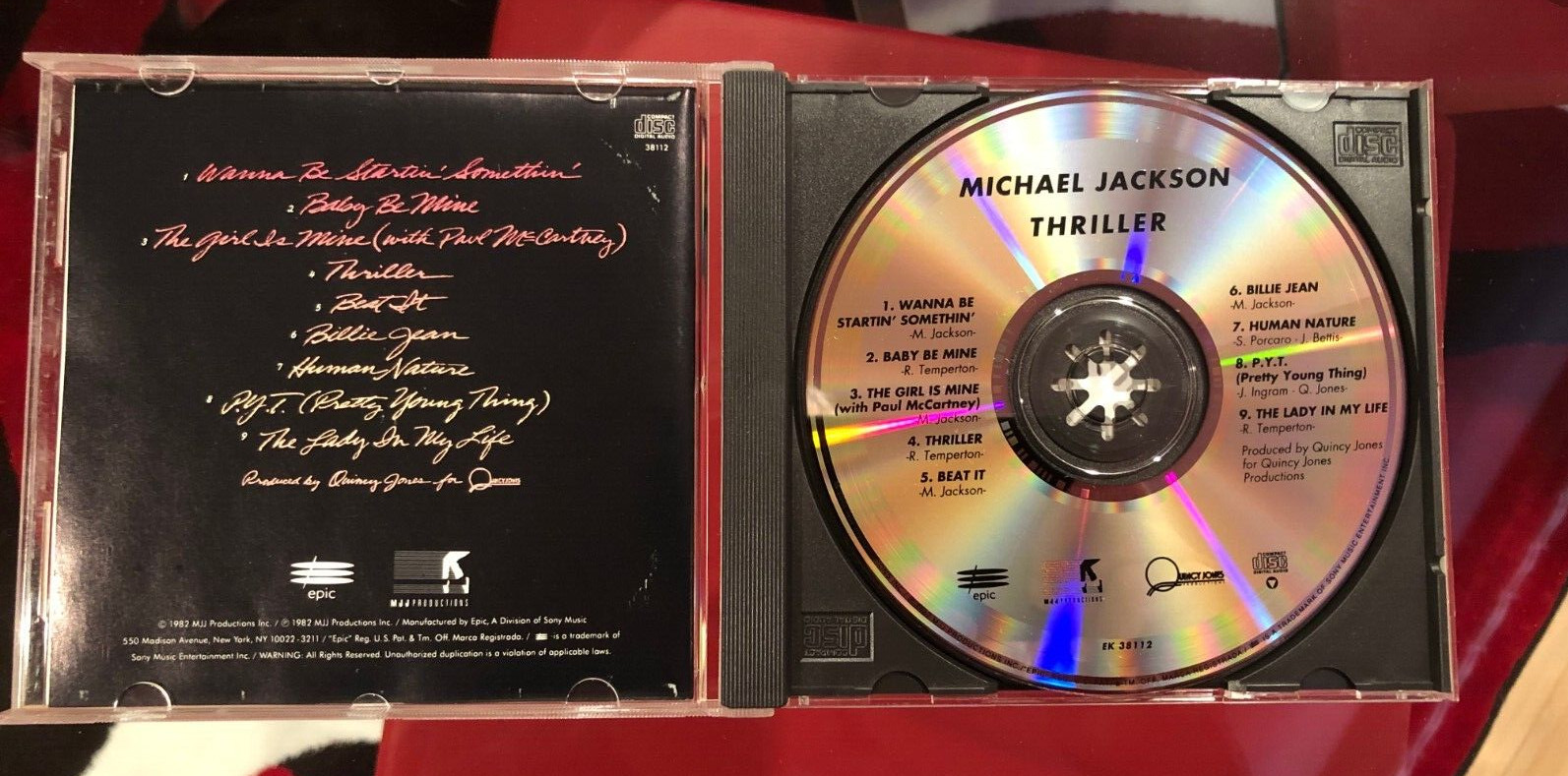 MICHAEL JACKSON THRILLER CD