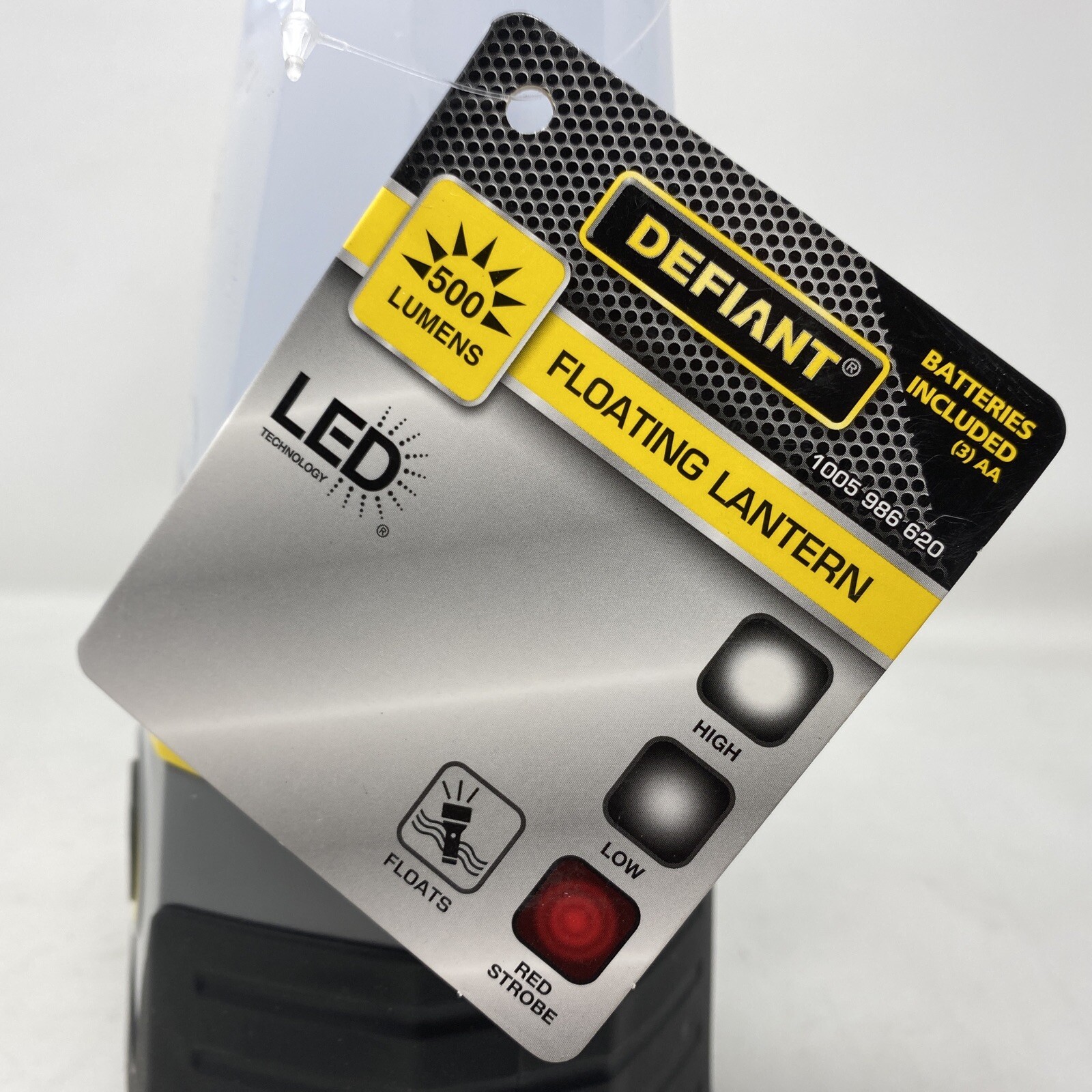 Defiant 360 Floating Lantern 500 Lumens With Batteries High Low Red ...