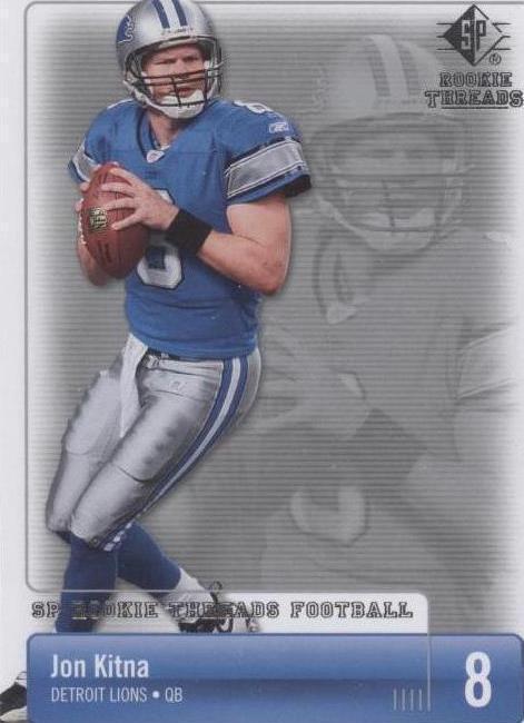 2007 SP Rookie Threads - Jon Kitna #37 for sale online | eBay