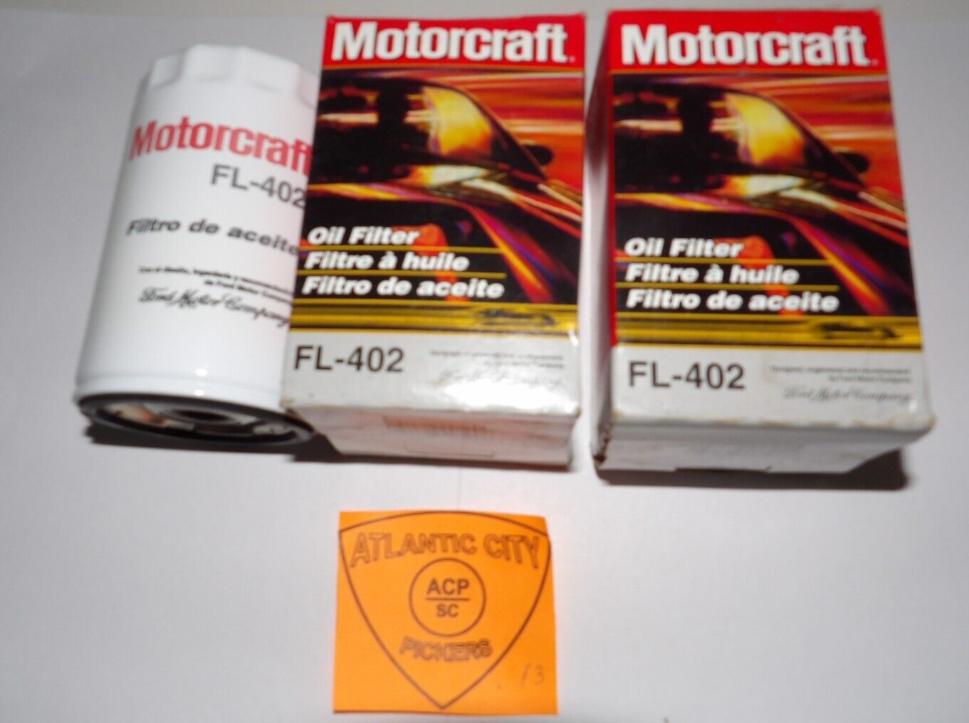MOTORCRAFT FL-402 OIL FILTER- SET OF 2 | eBay