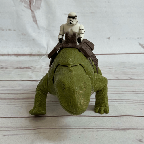 VINTAGE 1979 KENNER STAR WARS DEWBACK FIGURE WITH SADDLE & VINTAGE ...