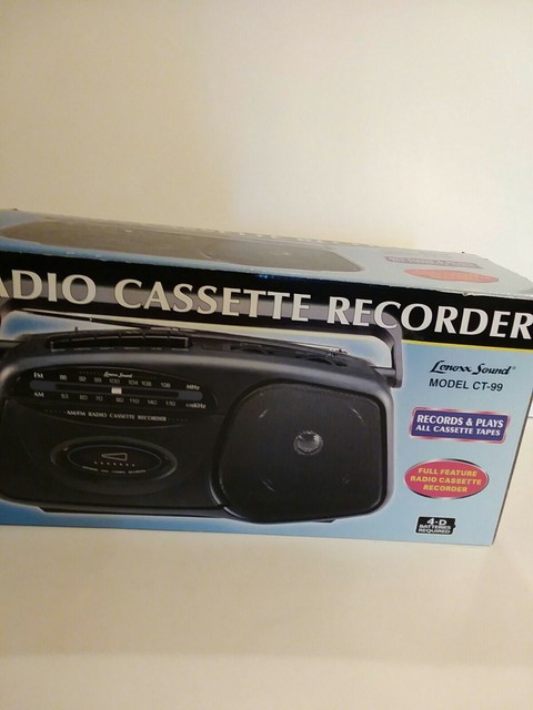Lenoxx Sound Model Ct-99 Radio Cassette Recorder for sale online | eBay
