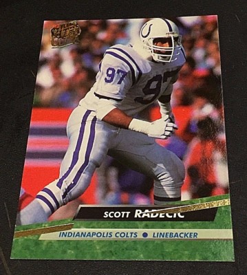 SCOTT RADECIC 1992 Fleer Ultra ERROR Foil Miss Strike SSP RARE Card ...