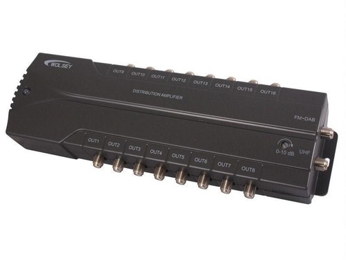16 WAY AERIAL DISTRIBUTION TV AMPLIFIER Wolsey Triax 4G 5G LTE700 ...