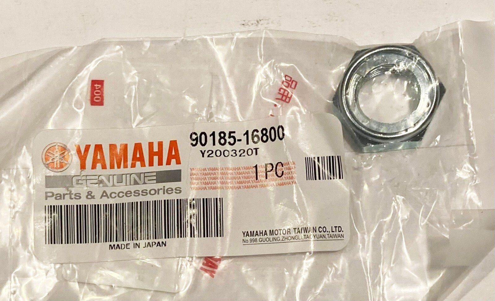 New Yamaha 16X1.50 self-locking u-nut 90185-16800-00 Zuma 50F SMAX Zuma ...