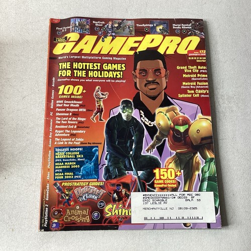 Gamepro Video Game Magazine Issue #172 ; Resident Evil 0 Zelda Link To ...