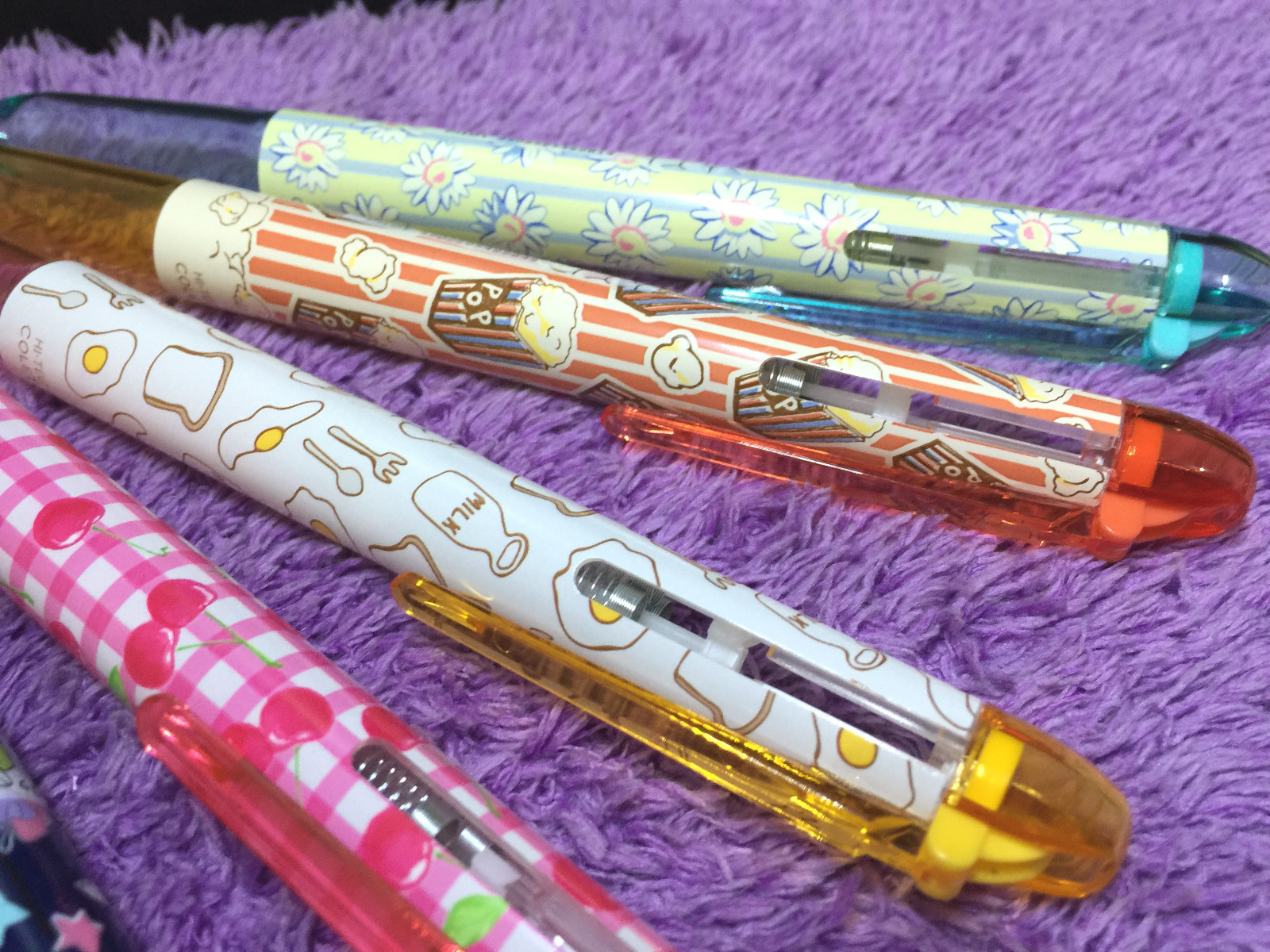 3x NEW HI-TEC-C Coleto Pens + 10 Refill Cute Angle Wing Edition PILOT ...