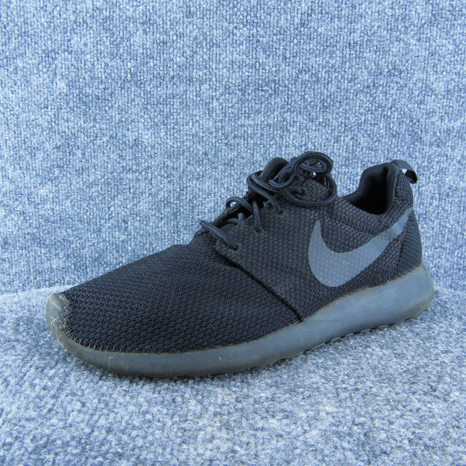 Nike Roche Men Sneaker Shoes Black Fabric Lace Up Siz… - Gem