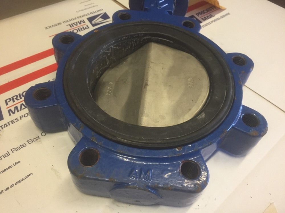 New Keystone 7" Stainless Butterfly Valve 805 703 060 AR2 099 Warranty ...