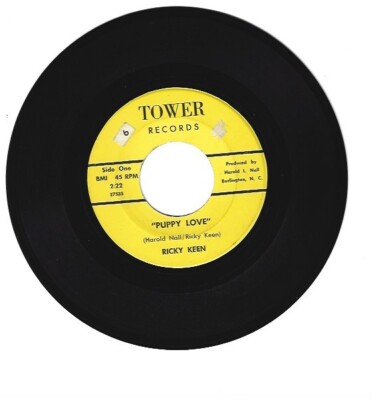 RICKY KEEN - 45 RPM TEEN on TOWER RECORD "PUPPY LOVE" | eBay