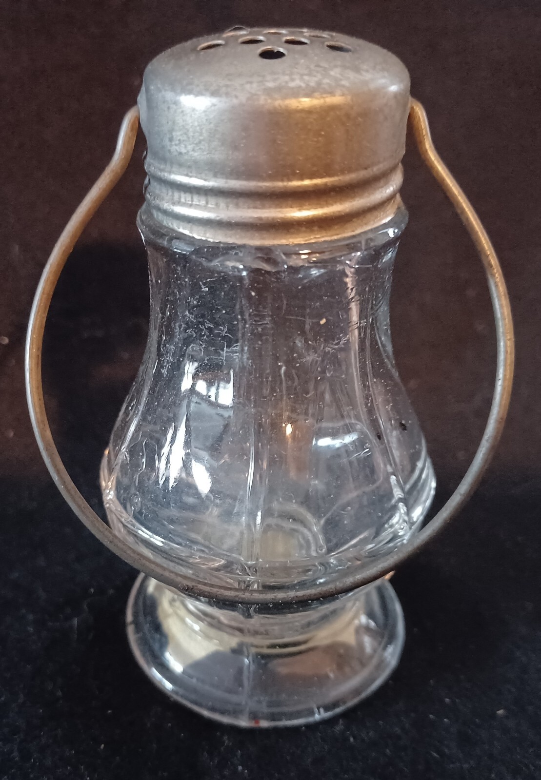Very Scarce Antique glass 4 " Rail Road Lantern salt shaker 1904 By ...