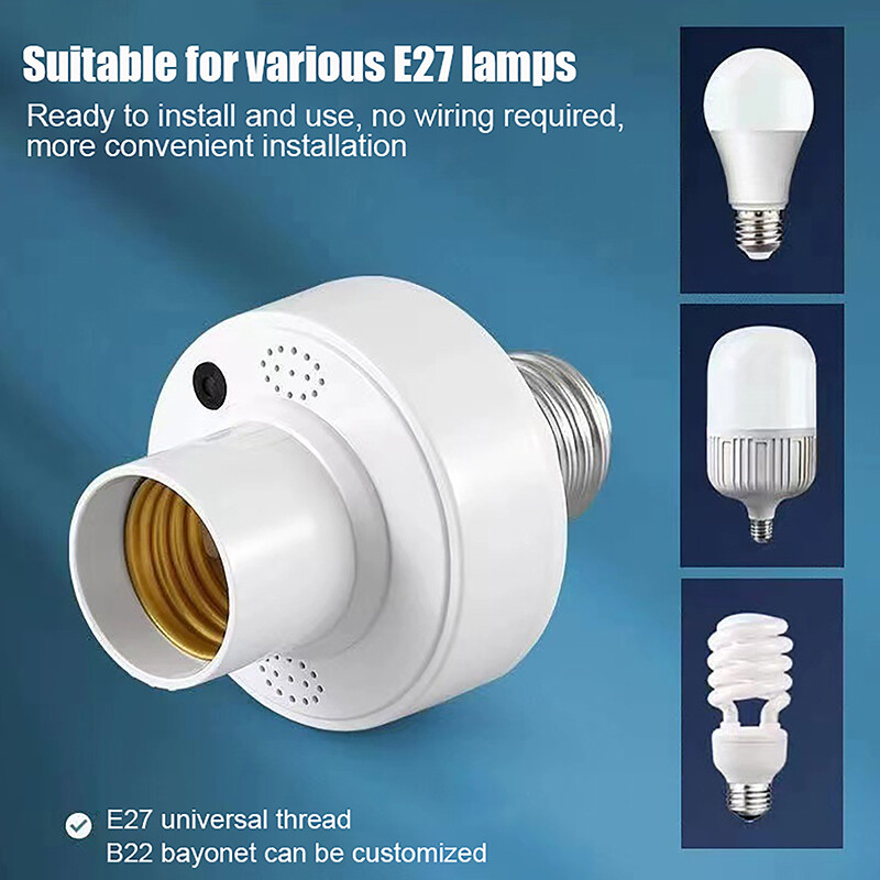 Tuya WIiFi BL E27 Socket Smart Light Bulbs Adapter Kitchen Lamp Holder ...