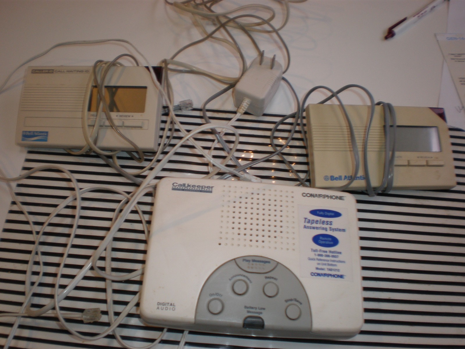 VNTG LOT OF 3 - 1 Conair Phone Call Keeper Answering Machine & 2 BELL ...