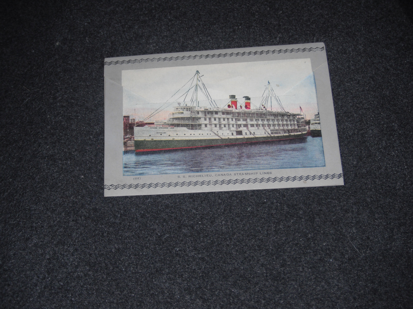 1940's Souvenir Postcard Folder Montreal Saguenay Canada Steamship ...