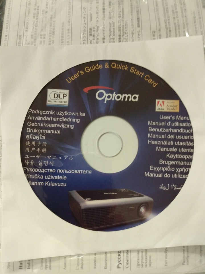 OPTOMA PRO250X DLP PROJECTION DISPLAY HD 1080P DAEXUSLv PROJECTOR ...