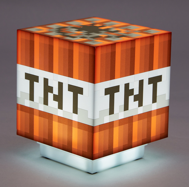 Minecraft Light Lamp Creeper TNT PIG Light Kids Fun Toy Gamer Gift | eBay