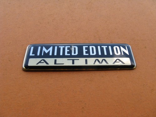 98 99 00 01 NISSAN ALTIMA LIMITED EDITION SIDE EMBLEM LOGO BADGE SIGN ...