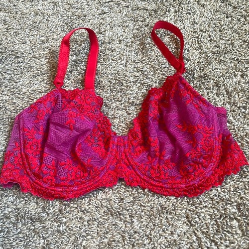 Wacoal Embrace Lace Underwire Bra Red 65191 36D - Gem