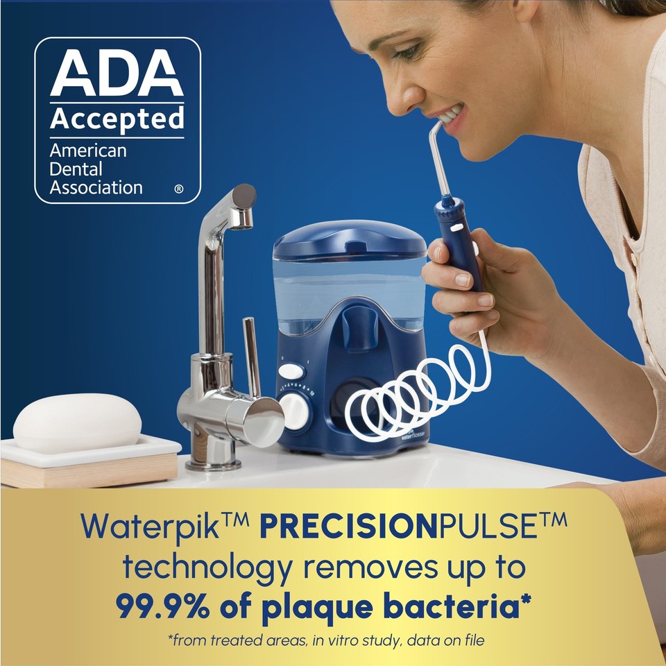 Waterpik Ultra Countertop Water Flosser / Oral Irrigator, 6 Tips, WP ...