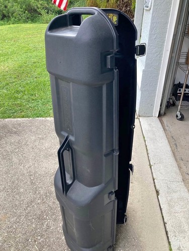 Golf Guard Hard Shell Rolling Golf Club Travel Case 3 Latch Lockable ...