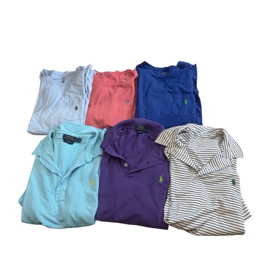 Polo Ralph Lauren Men’s Shirt Bundle Tees & Polos Mix L/XL Bright ...